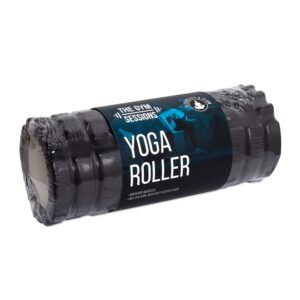 the gym sessions unisex_adult evarol massage roller, black, 13 x 5.5 cm