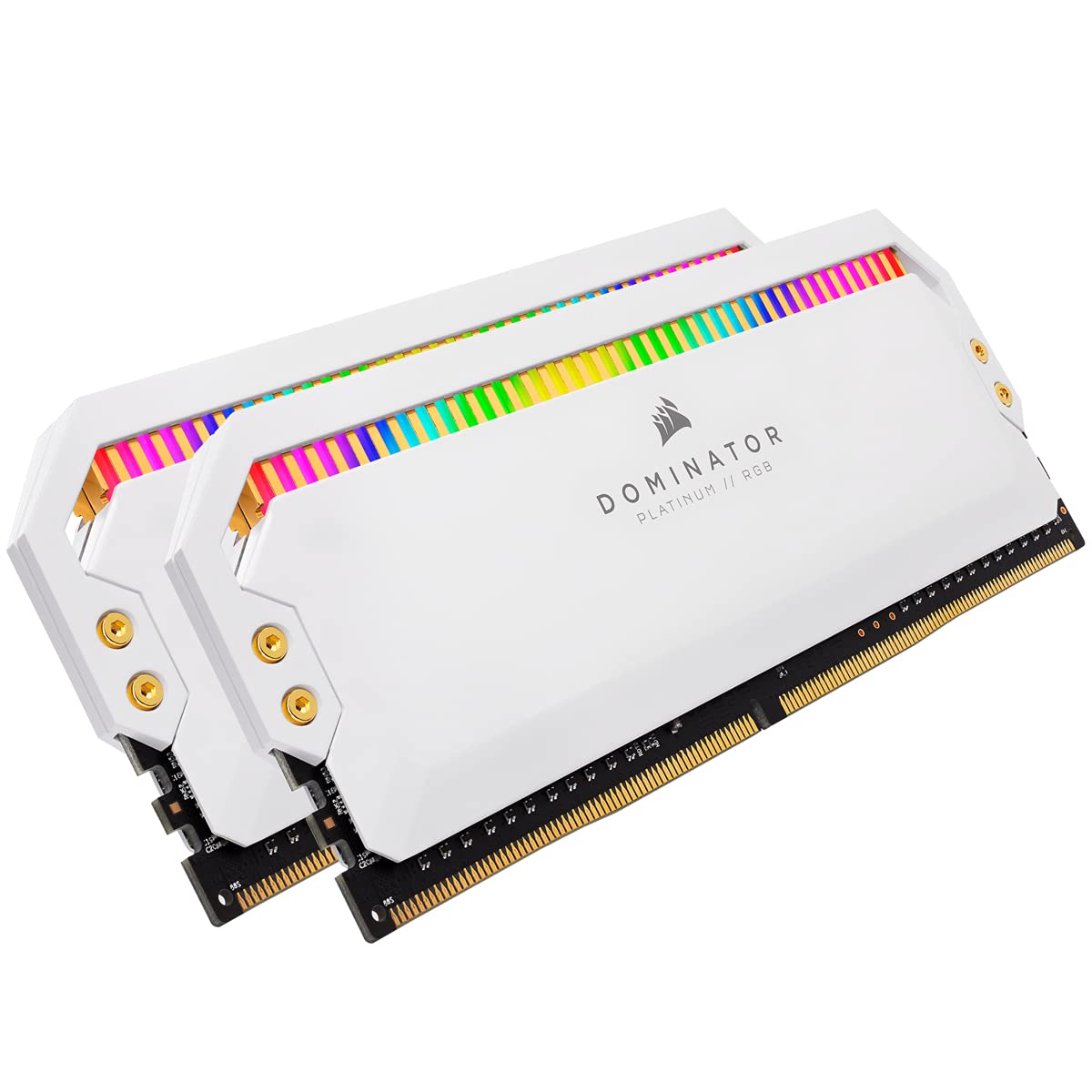 CORSAIR Dominator Platinum RGB 32GB (2x16GB) DDR4 3200 (PC4-25600) C16 1.35V Desktop Memory - White