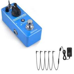 ultimate 2 modes compression effect pedal & donner dpa-1 guitar pedal power supply adapter