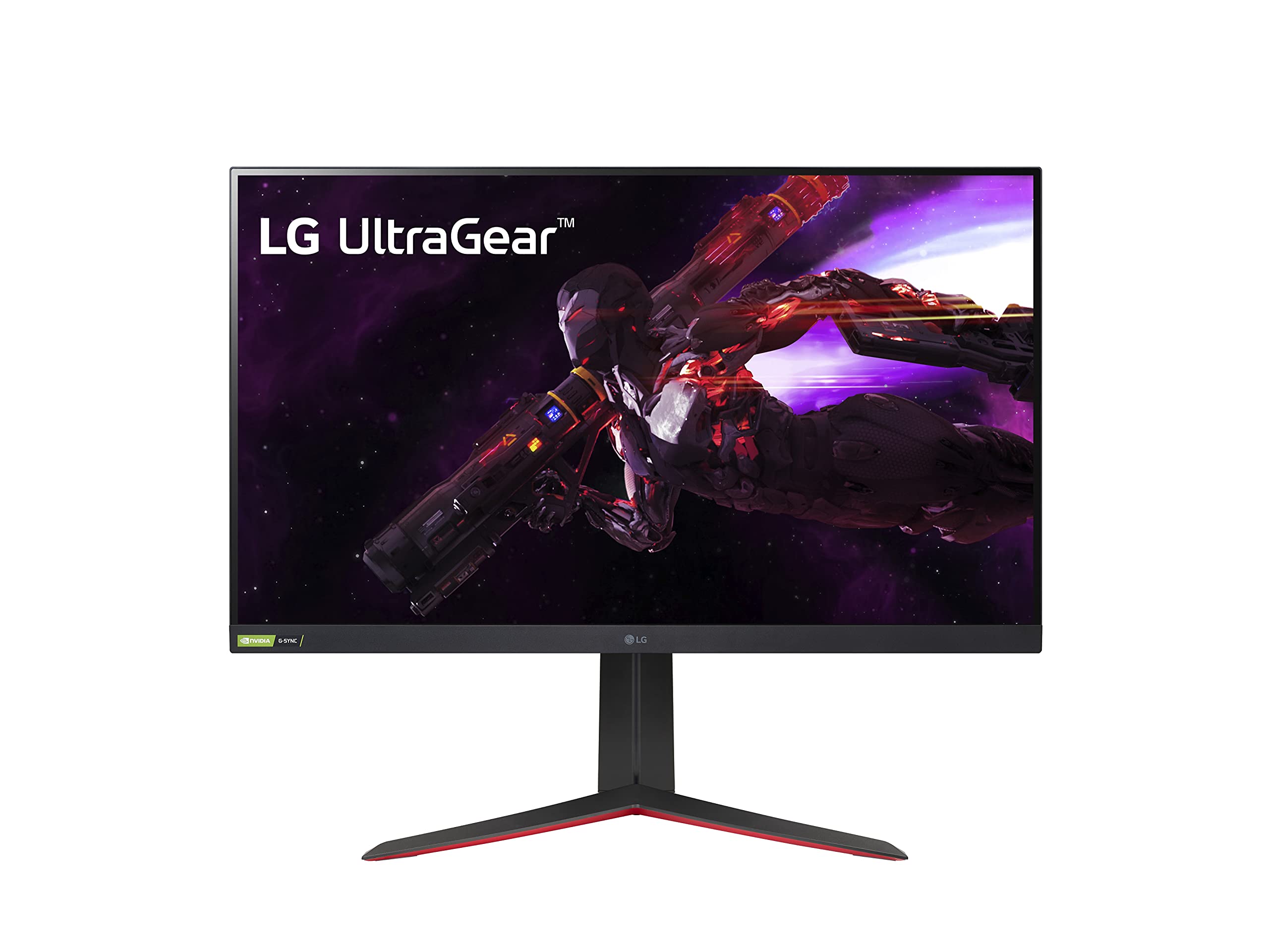 LG 32GP850-B 32-inch QHD (2560 x 1440) UltraGear Gaming Monitor, Nano IPS, 165Hz, 1ms, G-Sync, AMD FreeSync Premium, HDR10, HDMI, DisplayPort, Tilt/Height/Pivot Stand, 3-Side Borderless Design, Black