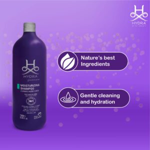 Hydra Professional Moisturizing Dog Shampoo, Oatmeal Bath for Dogs and Cats, Pet Wash for All Breeds and Coat Types, Promotes Healthy Skin and Coats