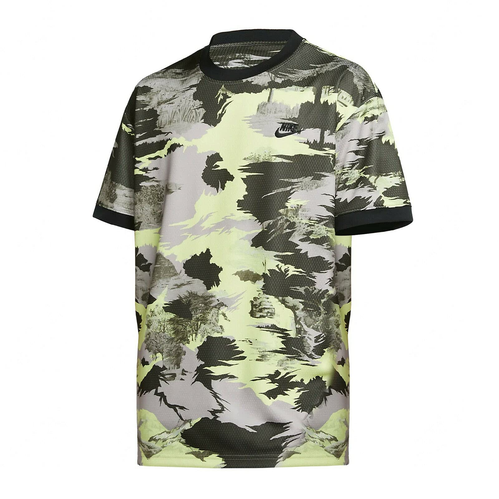 Nike Sportswear Mesh Short-Sleeve Hype Hike Camo Shirt Medium