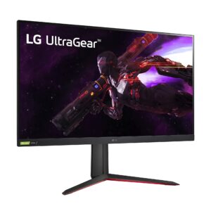 LG 32GP850-B 32-inch QHD (2560 x 1440) UltraGear Gaming Monitor, Nano IPS, 165Hz, 1ms, G-Sync, AMD FreeSync Premium, HDR10, HDMI, DisplayPort, Tilt/Height/Pivot Stand, 3-Side Borderless Design, Black