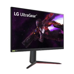 LG 32GP850-B 32-inch QHD (2560 x 1440) UltraGear Gaming Monitor, Nano IPS, 165Hz, 1ms, G-Sync, AMD FreeSync Premium, HDR10, HDMI, DisplayPort, Tilt/Height/Pivot Stand, 3-Side Borderless Design, Black