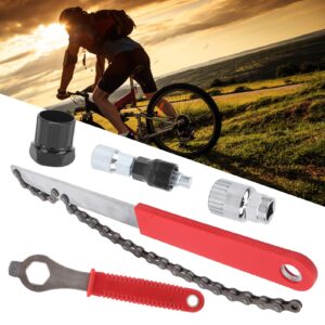 Demeras Bicycle Repair Wrench Tool Kits Installation Remove Outdoor Cycling Maintenance Carbon Steel Cassette Tools Set for Road Mountain Bikes