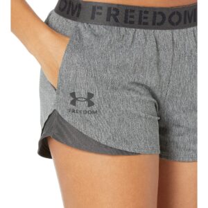 Under Armour Womens New Freedom Playup Shorts, Jet Gray/Black, Large US