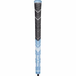 golf pride mcc plus 4 teams golf grips - std, light blue/white