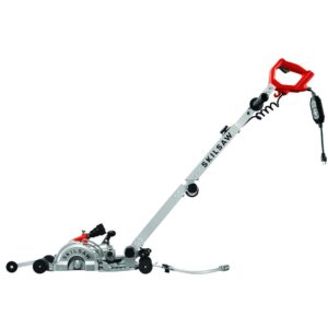 SKIL 7" Walk Behind Worm Drive Skilsaw for Concrete - SPT79A-10 & Bosch DB741C 7-Inch Premium Segmented Diamond Blade