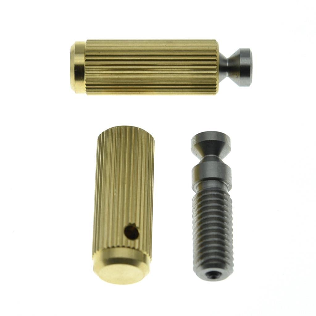 KAISH Steel and Brass Tremolo Bridge Studs & Anchors Bridge Posts for Gotoh FR Tremolo System GE1996T