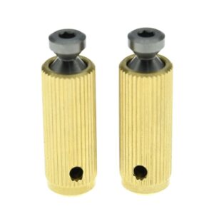 KAISH Steel and Brass Tremolo Bridge Studs & Anchors Bridge Posts for Gotoh FR Tremolo System GE1996T