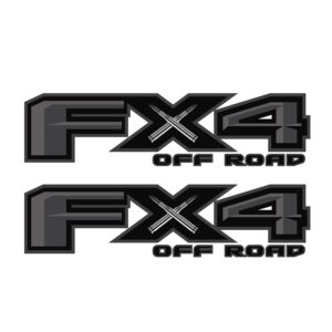 fx4 off road decal usa black flag replacement sticker f 150 bedside emblem for 4x4 truck super duty (fx4 off road decal black replacement sticker)