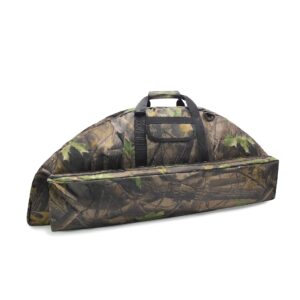 jaegvida portable archery bow case soft bow case compound bow case for outdoor activities (camo, 44“)