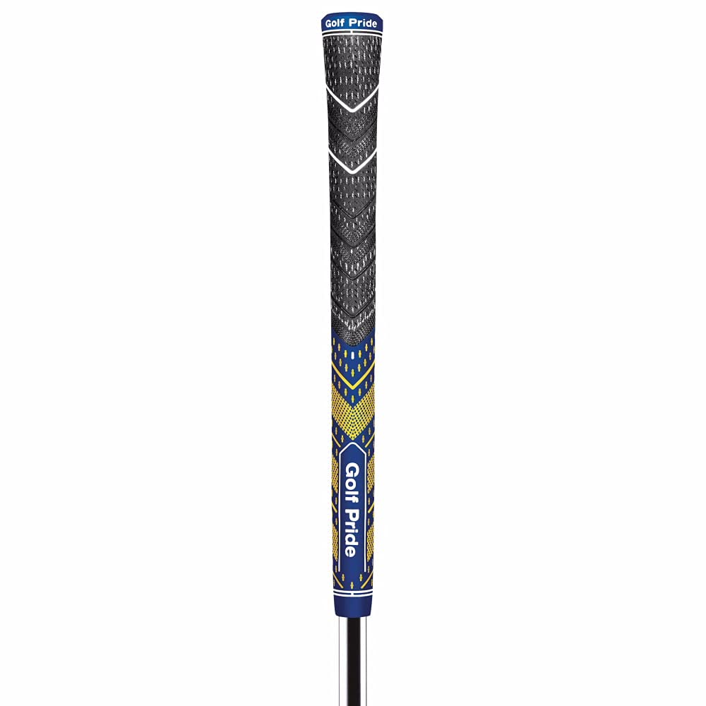 Golf Pride MCC Plus 4 Teams Golf Grips - Std, Navy/Yellow