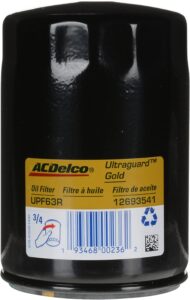 acdelco gm original equipment upf63r engine oil filter