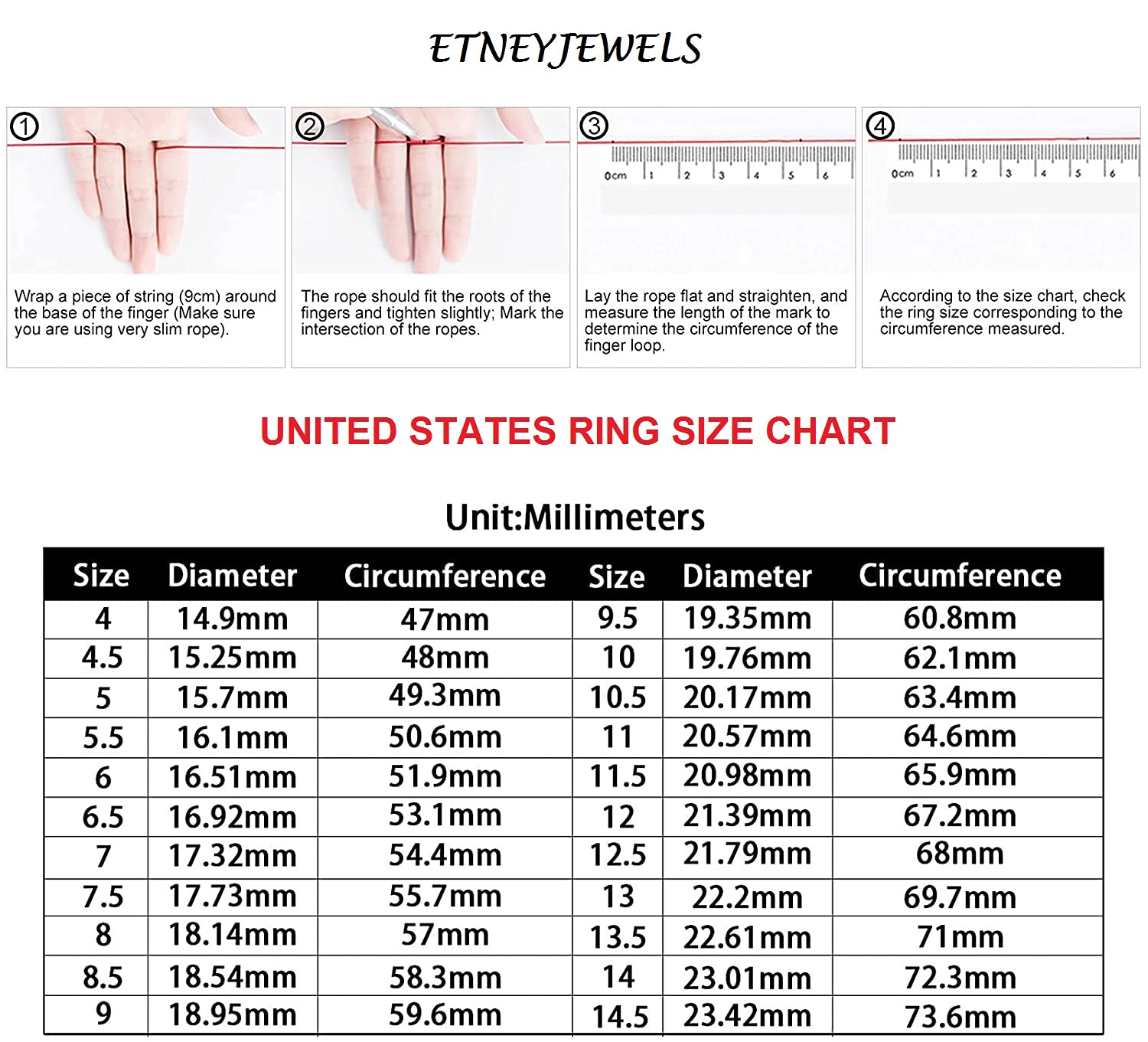 etneyjewels 0.14 Carat Round Cut Infinity Design Natural Diamond Wedding Band Ring For Women Set In 10Kt Solid Gold Minimal Jewellery For Her (Clarity I1-I2 , Color Hi,6)