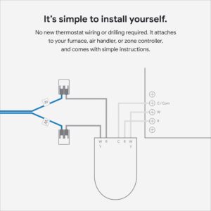 Google Nest Power Connector - C Wire Adapter for Smart Thermostats - 3.98in Accessory