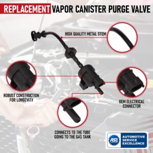 Vapor Canister Purge Valve - Replaces 55573017, 911-409, CP781 - Compatible with Chevy & Buick Vehicles 1.4L Encore, Cruze, Sonic, Trax - 2013, 2014, 2015, 2016, 2017, 2018, 2019