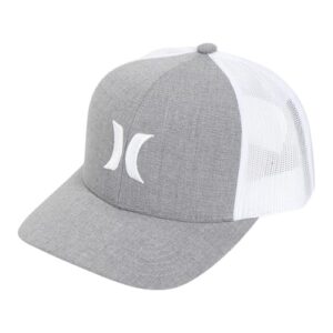 hurley del mar trucker cool grey heather one size