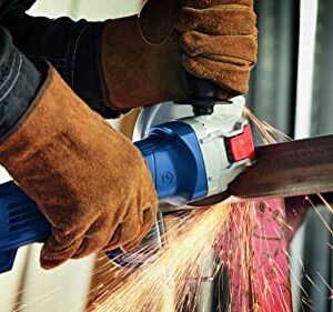 Bosch GWX13-50VSP 5 In. X-LOCK Variable-Speed Angle Grinder with Paddle Switch with Bosch DBX541P 5 In. X-LOCK Premium Segmented Diamond Blade Premium