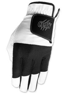 caddydaddy claw max golf gloves for men | flex-mesh design | traditional fit feels like leather | lasts 3-5 times longer than leather | silicone-web coating for maximum grip | washable | lh-xl