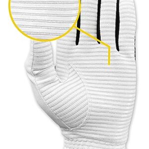 CaddyDaddy Claw MAX Golf Gloves for Men | Flex-Mesh Design | Traditional Fit Feels Like Leather | Lasts 3-5 Times Longer Than Leather | Silicone-Web Coating for Maximum Grip | Washable | LH-XL