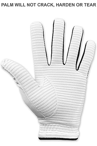 CaddyDaddy Claw MAX Golf Gloves for Men | Flex-Mesh Design | Traditional Fit Feels Like Leather | Lasts 3-5 Times Longer Than Leather | Silicone-Web Coating for Maximum Grip | Washable | LH-XL