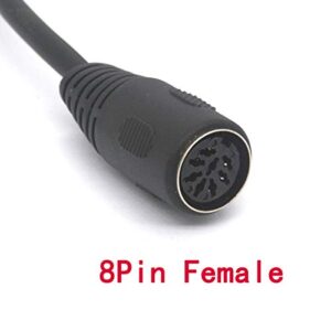 PIIHUSW 8 Pin Din Speaker Cable Extension for Bang, Olufsen B&O, BeoLab, POWERLINK mk2 (1.5 Meter) (3 meter)