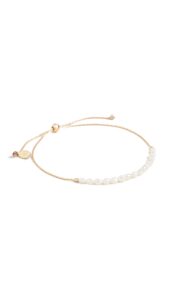 shashi women's natasha bracelet, pearl, off white, gold, one size