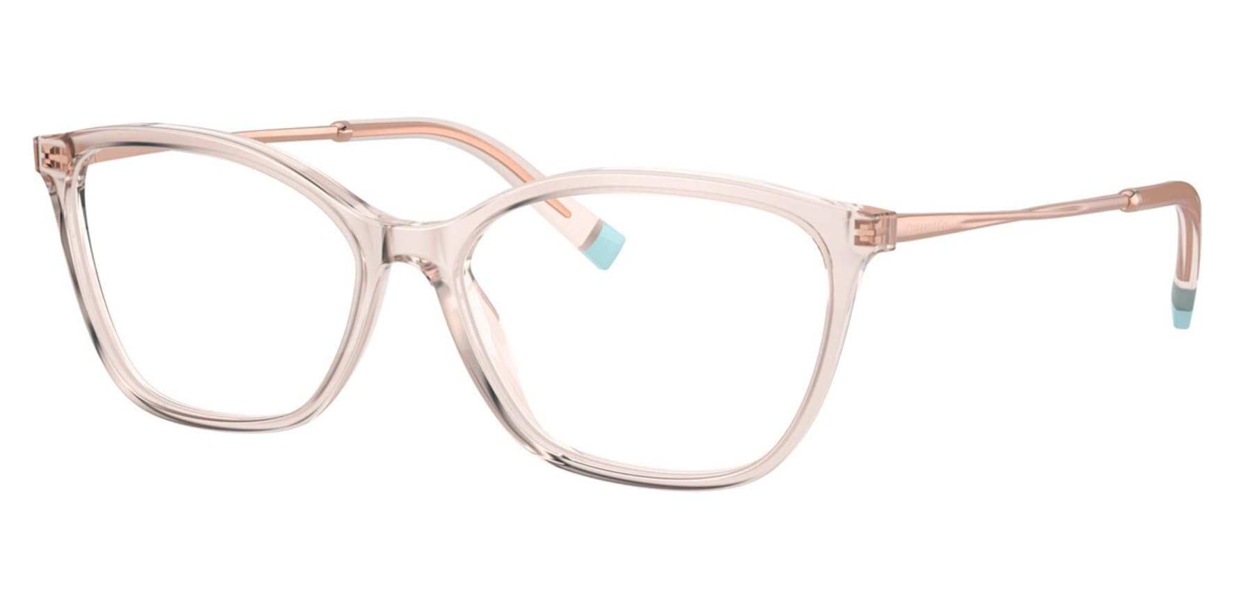 Tiffany & Co. TF2205-8328 Eyeglass Frame NUDE TRANSPARENT w/DEMO LENS 53mm