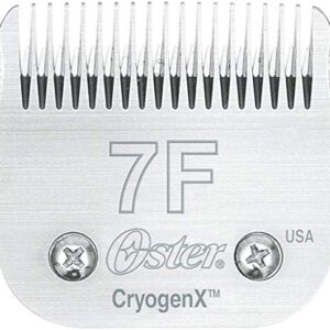 Oster A5 Dual Speed Grooming Clipper with Detachable Cryogen-X Blades #10 and #7F 7 Piece Universal Combs Guides Set