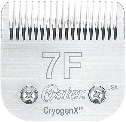 Oster A5 Dual Speed Grooming Clipper with Detachable Cryogen-X Blades #10 and #7F 7 Piece Universal Combs Guides Set