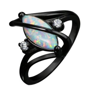 horse eyes ring black for both men and women fashion ring colorful multicolor ring