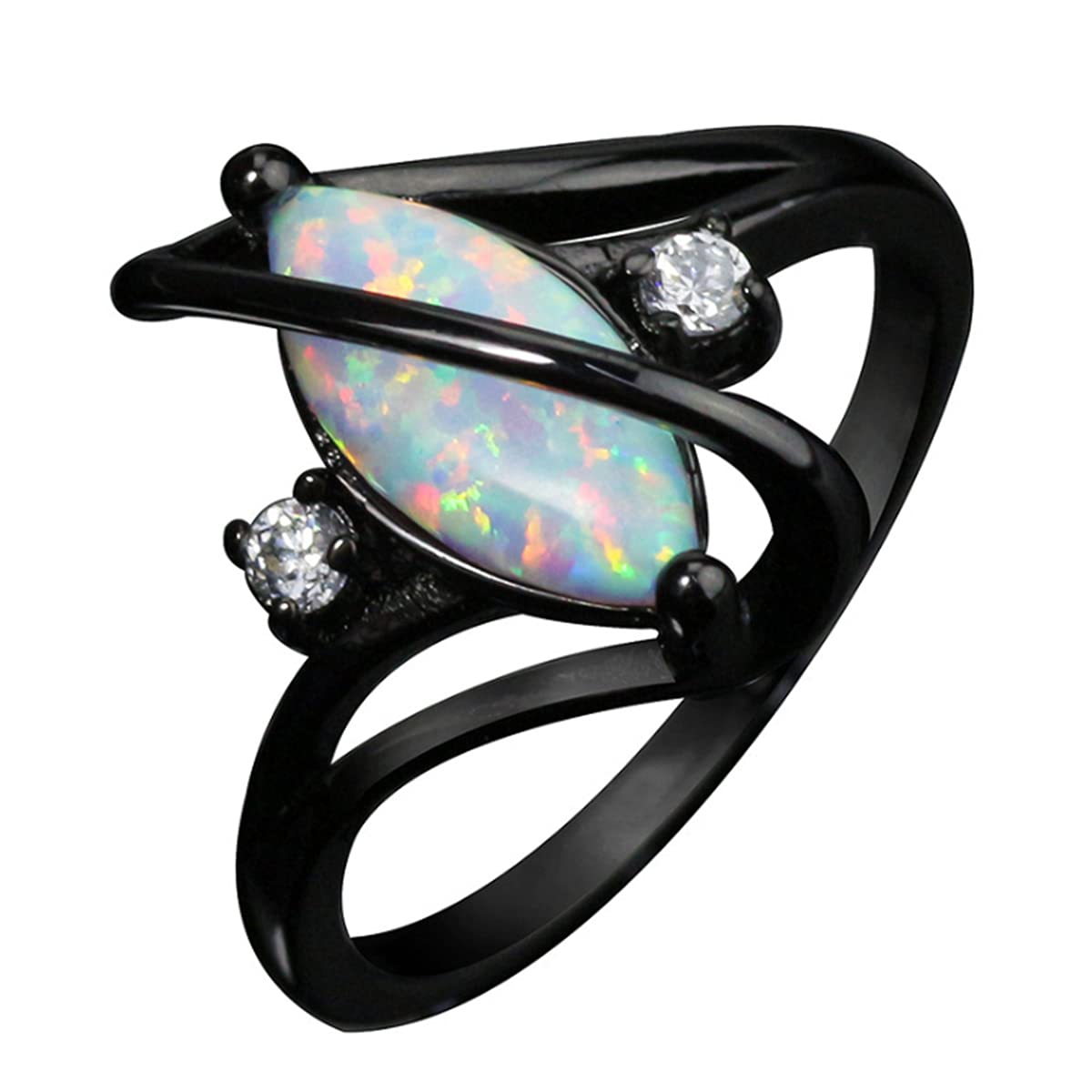 Horse Eyes Ring Black for Both Men and Women Fashion Ring Colorful Multicolor Ring