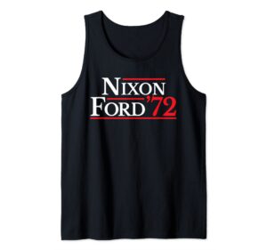 nixon ford retro election 1972 tank top