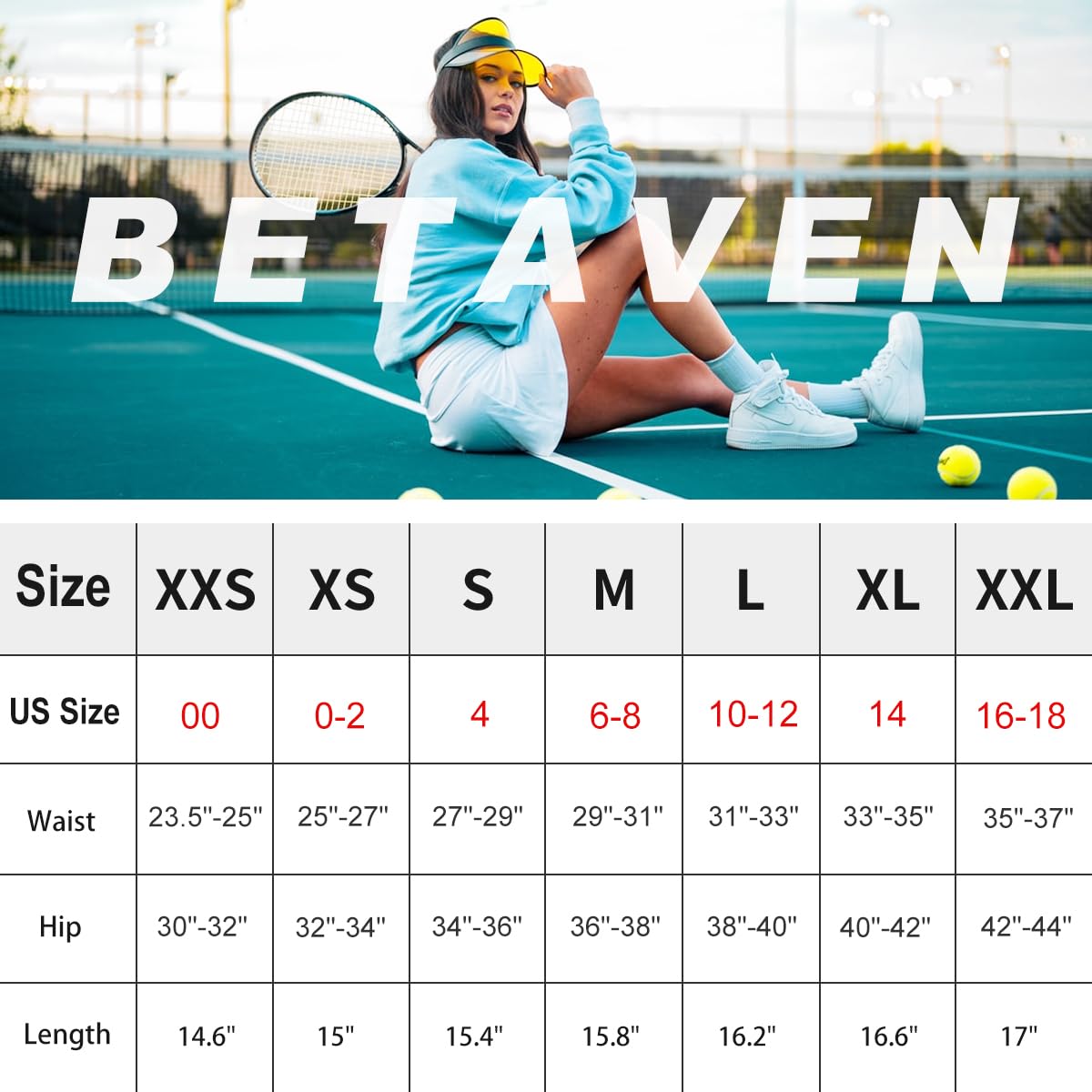 Betaven Pleated Tennis Skirts for Women with Pockets Build in Shorts Golf Skort High Waisted Athletic Running Activewear,A-Black,Medium