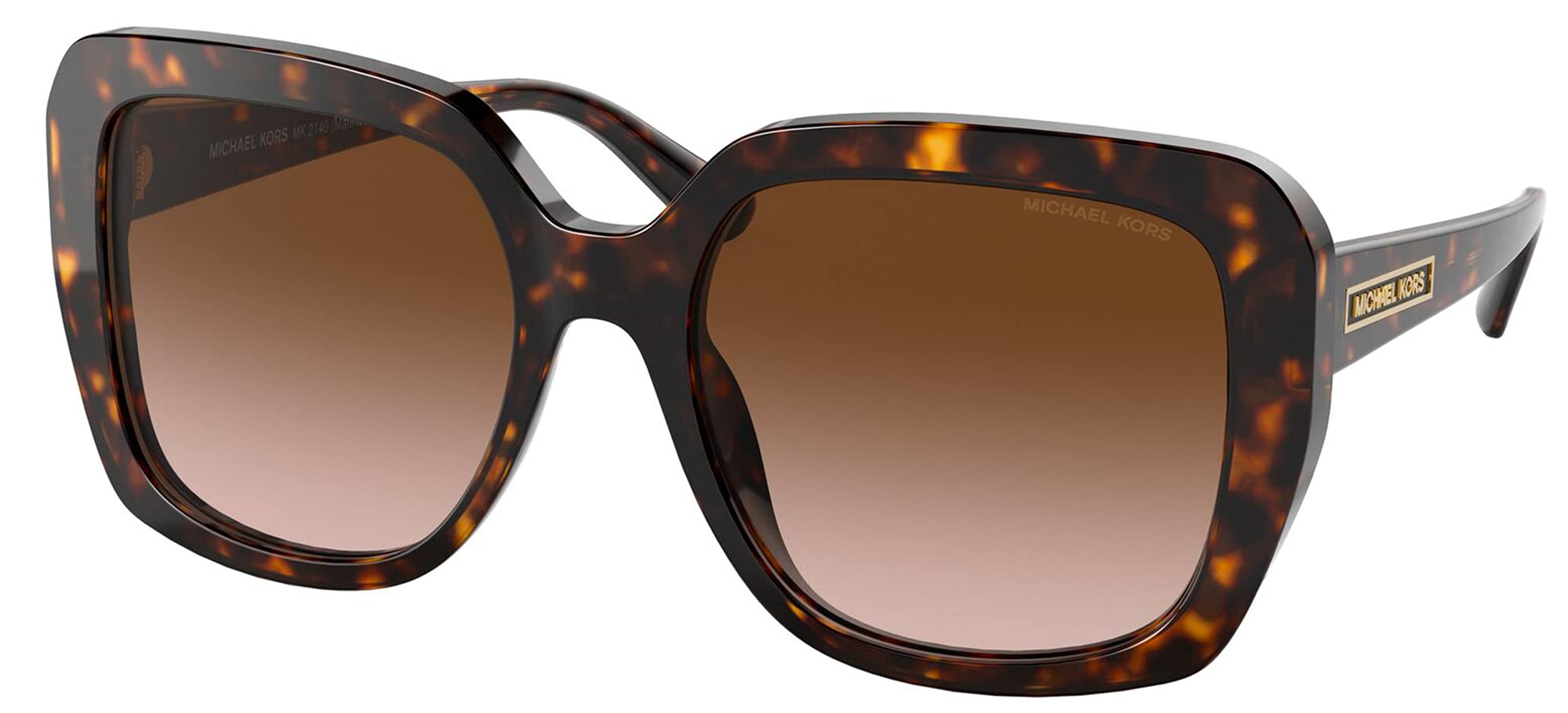 Michael Kors MK2140 Manhasset Dark Tortoise/Brown Gradient One Size