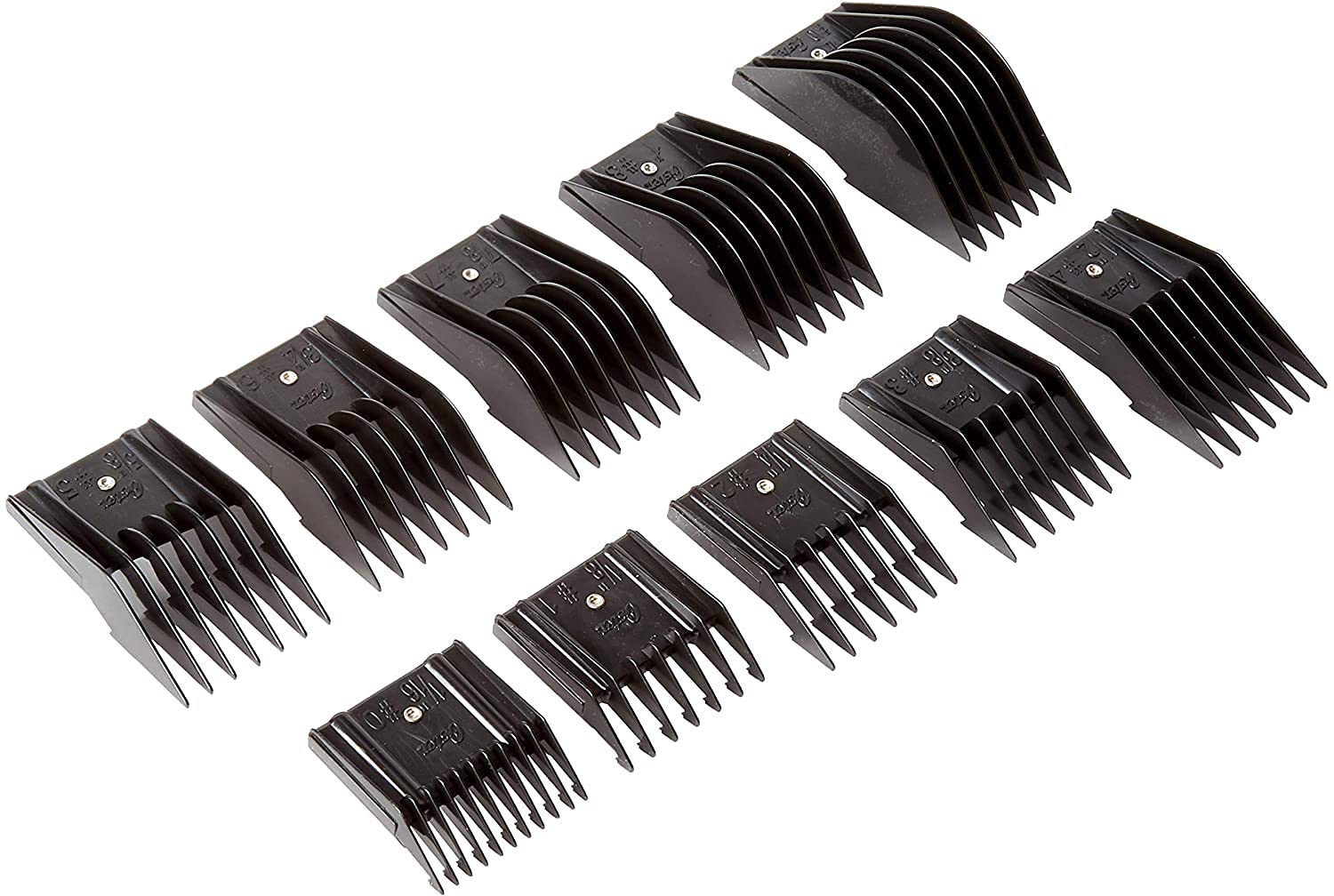 Oster A5 Dual Speed Grooming Clipper with Detachable Cryogen-X Blades #10 and #7F 7 Piece Universal Combs Guides Set