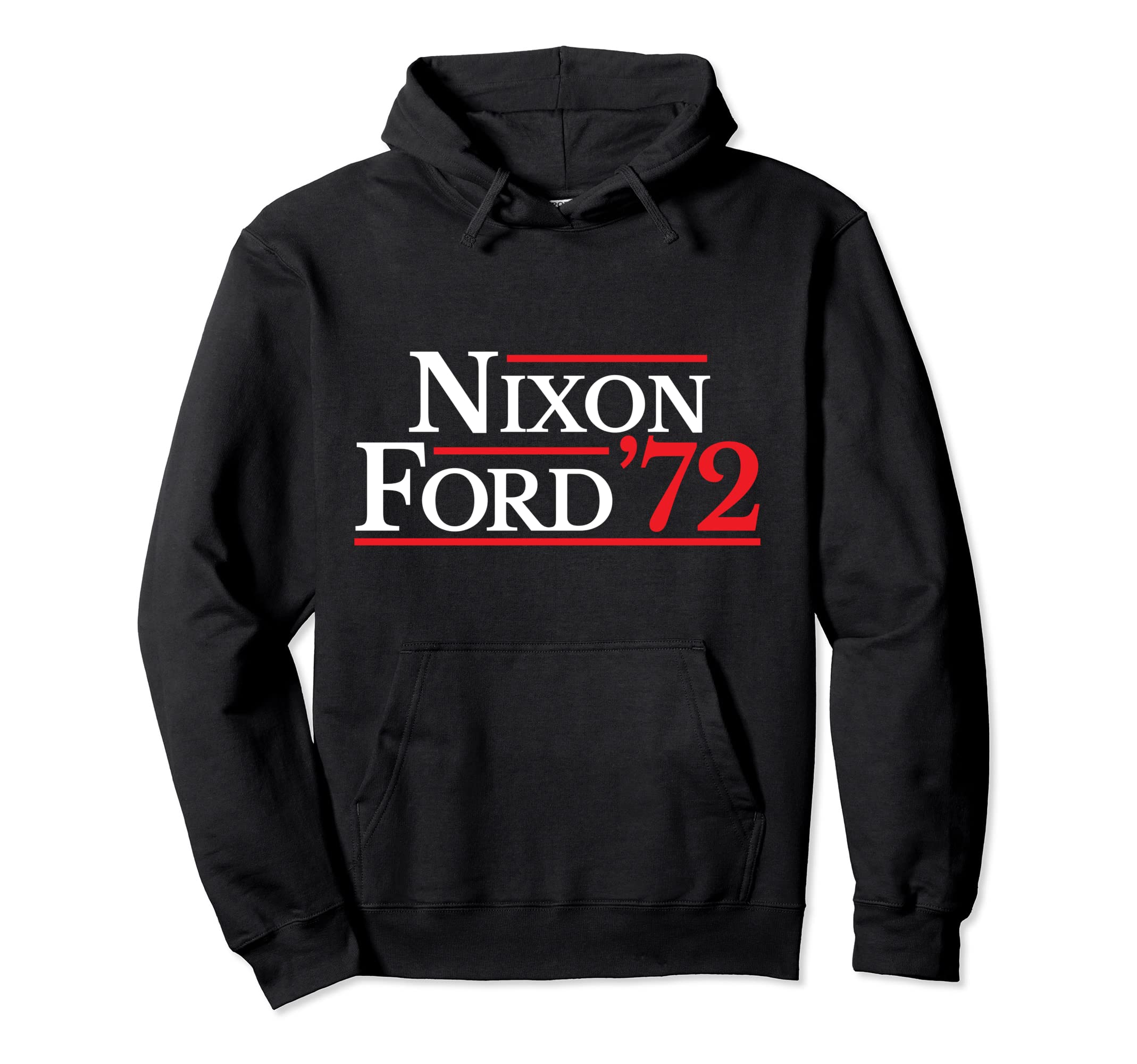 Nixon Ford Retro Election 1972 Pullover Hoodie