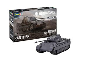 revell, coloured 03509 panther ausf. d world of tanks 1:72 scale plastic model kit