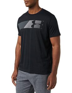 under armour men's fast left chest 2.0 short-sleeve t-shirt, black (001)/black, 4x-large tall