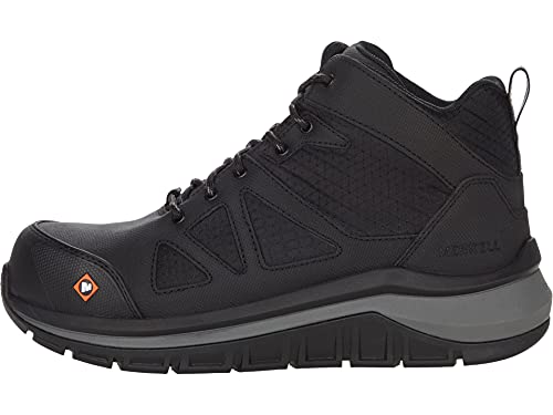 Merrell Men's Fullbench Speed Mid Carbon Fiber Construction Boot, Black, 14