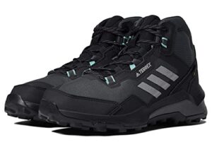 adidas terrex ax4 mid gore-tex hiking shoes women's, black, size 8.5