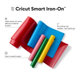 Cricut Smart Iron On (13in x 3ft, Yellow) for Explore 3 and Maker 3 - Matless cutting for long cuts up to 12ft