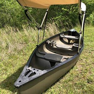 Beige 2' by 6' Canoe/Kayak Sun Shade/Canopy by Cypress Rowe Outfitters