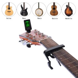 Electric Guitar Strings 3 Full Sets and Guitar Tuner Guitar Restringing Tool Guitar Capo Guitar Picks and Other useful tools