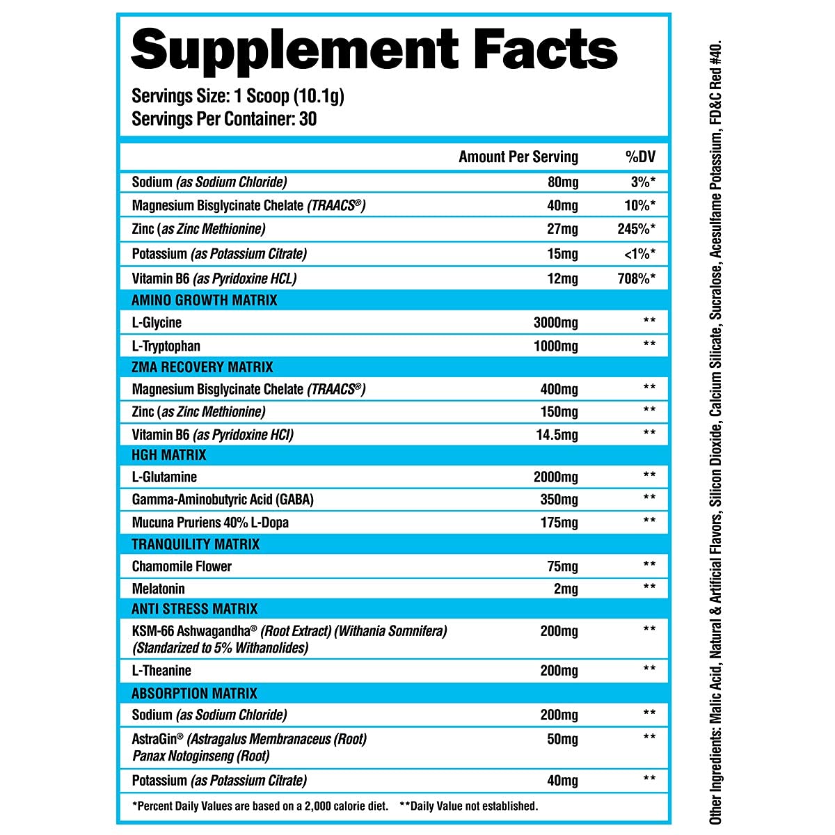 ALPHA LION Superhuman Sleep Supplement, Night Time Aid, Muscle Recovery, Muscle Builder & Gainer, Improves Body Composition (30 Servings, Fruit Punch Flavor)