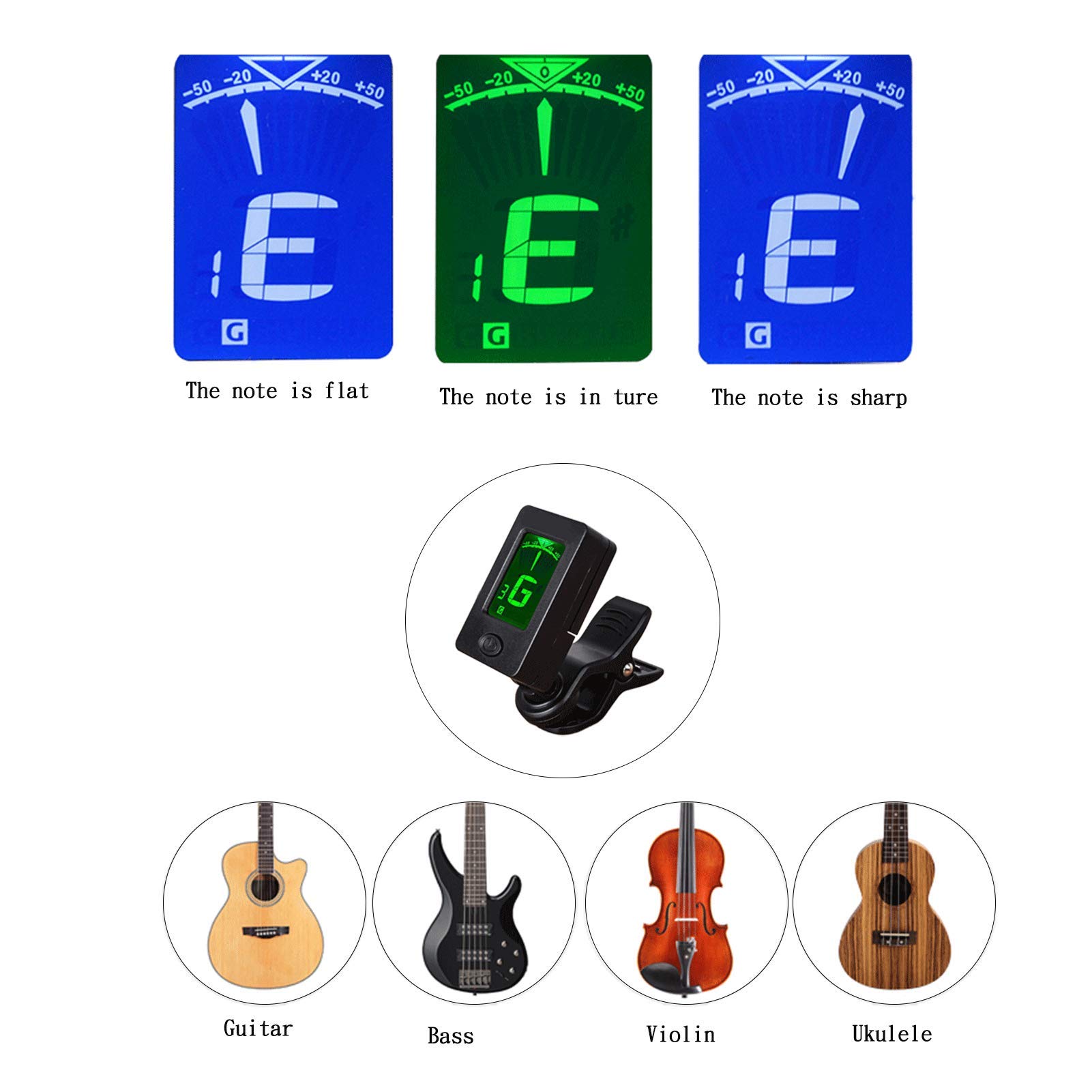 Electric Guitar Strings 3 Full Sets and Guitar Tuner Guitar Restringing Tool Guitar Capo Guitar Picks and Other useful tools