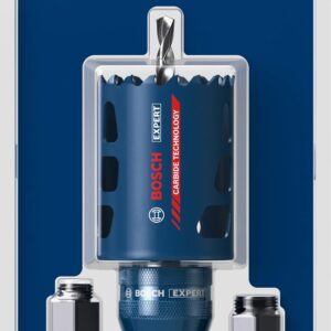 Bosch Professional 1x Expert Tough Material Hole Saw Starter Kits (Ø 51 mm, Accessories Rotary Impact Drill)