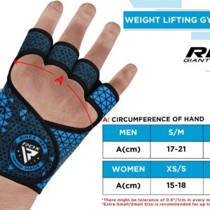 RDX Weight Lifting Gloves Grip, Non Slip Neoprene Ventilated Gym Barehand Gripper, Silicon Palm Protection, Powerlifting Fitness Strength Training Bodybuilding, Chin pull ups Bar Calisthenics Workout