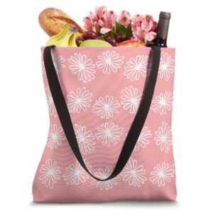 Vintage Pyrex Pink Daisy, Retro Kitchen Tote Bag